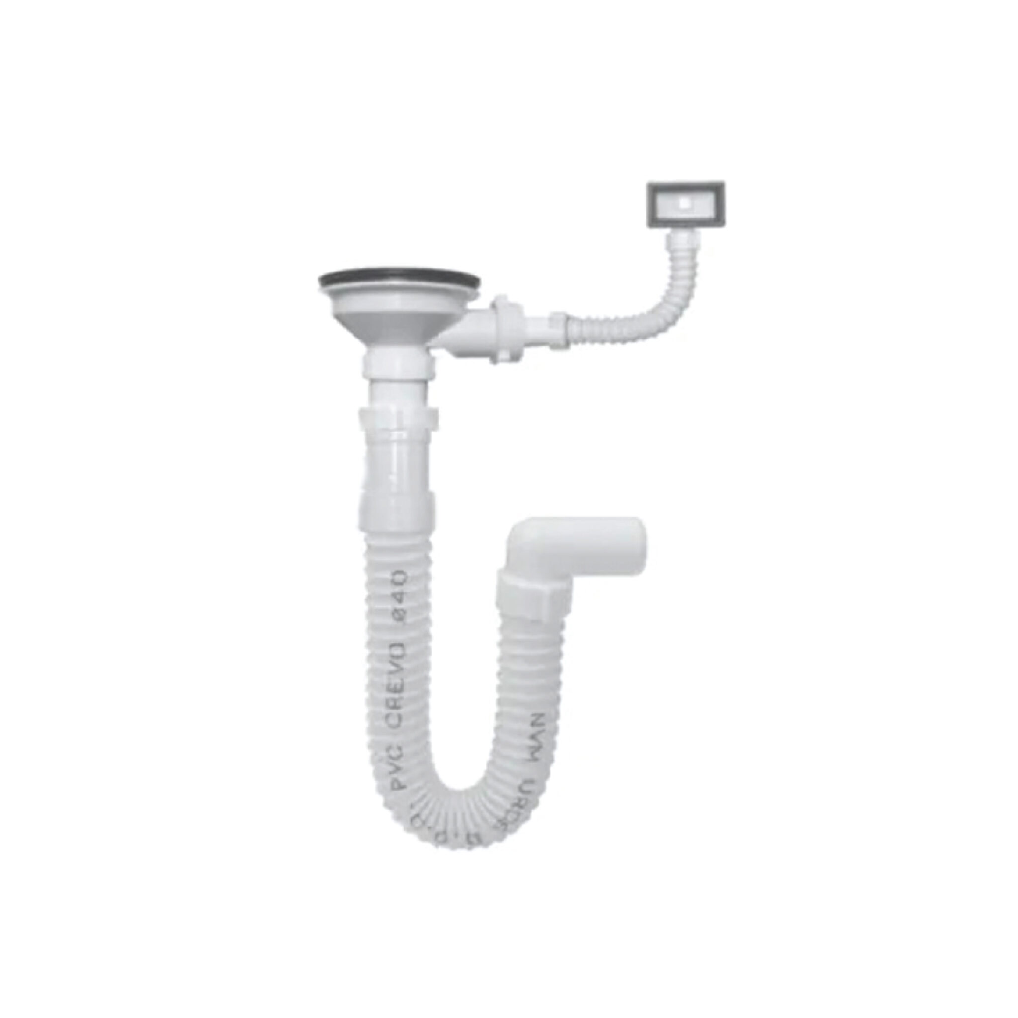 Sifon fleksibilni za sudoper 115 s preljevom – Fiting